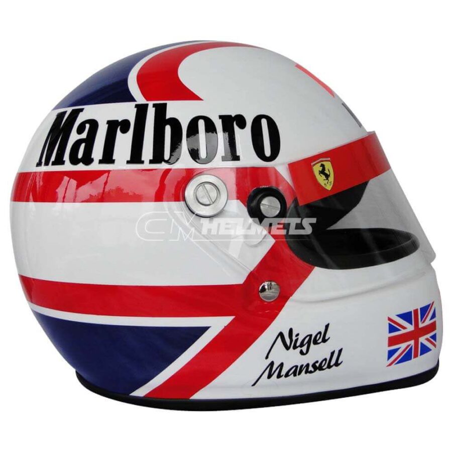 NIGEL MANSELL 1989-1990 F1 REPLICA HELMET FULL SIZE | CM Helmets
