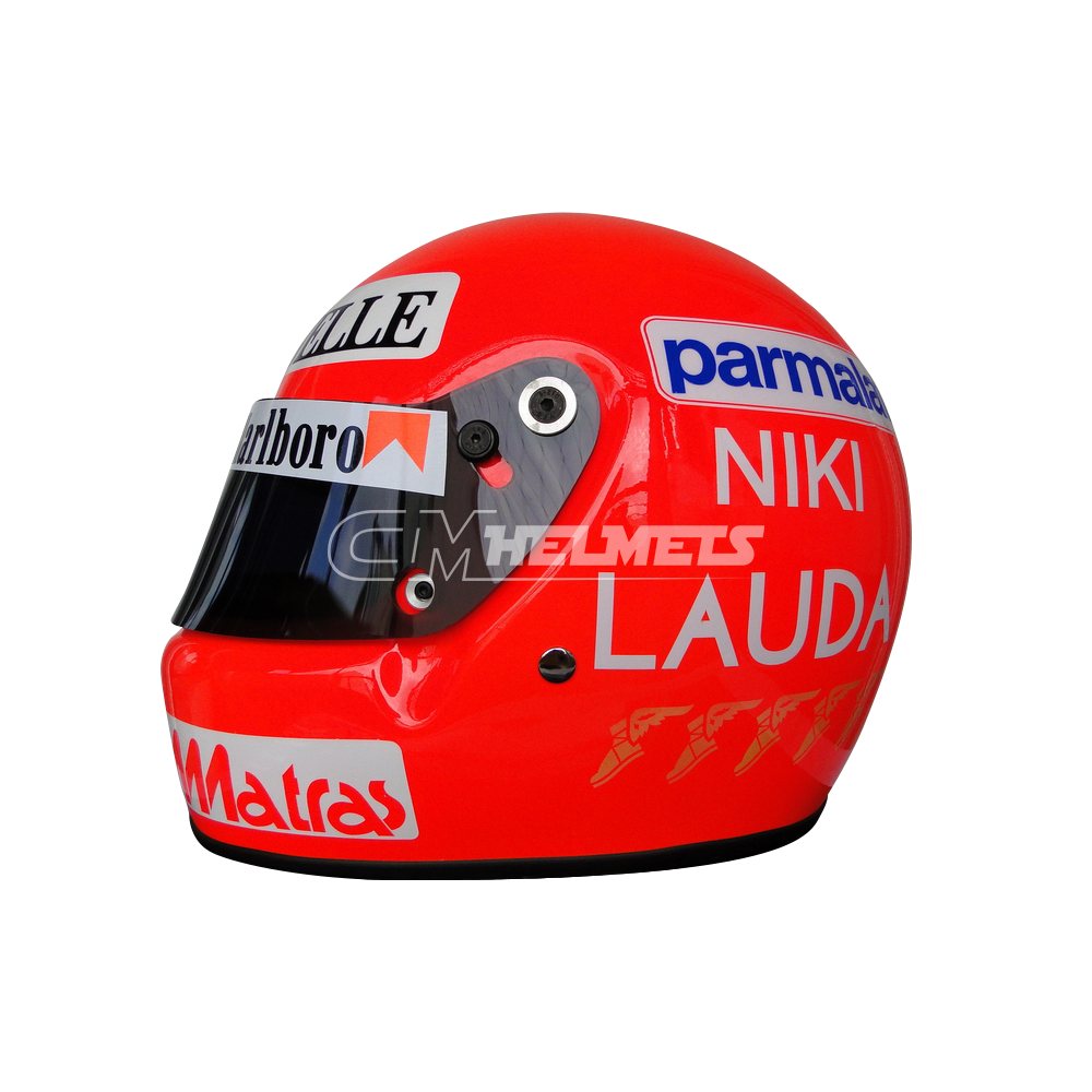 NIKI LAUDA 1977 WORLD CHAMPION F1 REPLICA HELMET FULL SIZE | CM Helmets