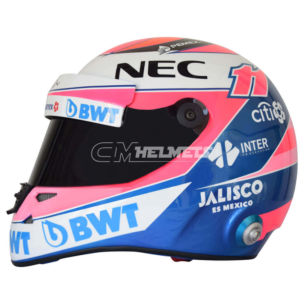 SERGIO PEREZ 2018 F1 REPLICA HELMET FULL SIZE | CM Helmets