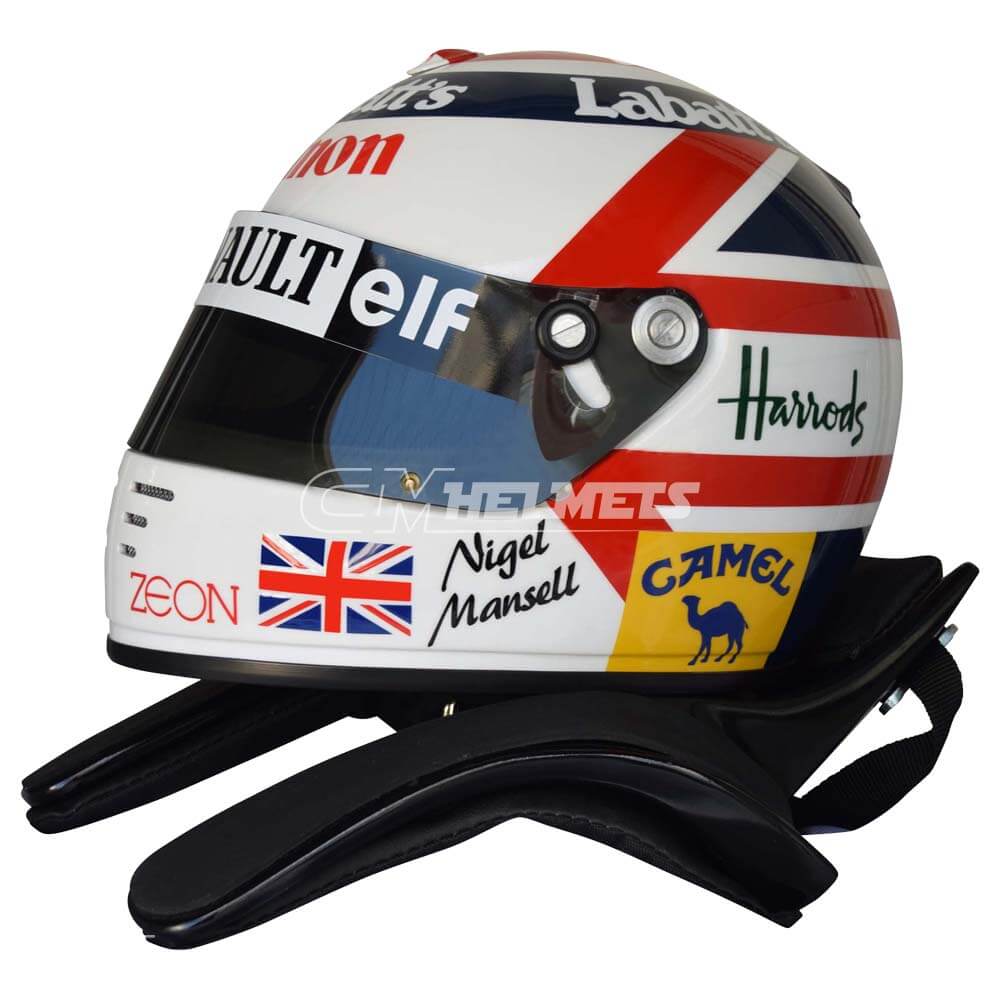 NIGEL MANSELL 1992 WORLD CHAMPION F1 REPLICA HELMET FULL SIZE | CM Helmets