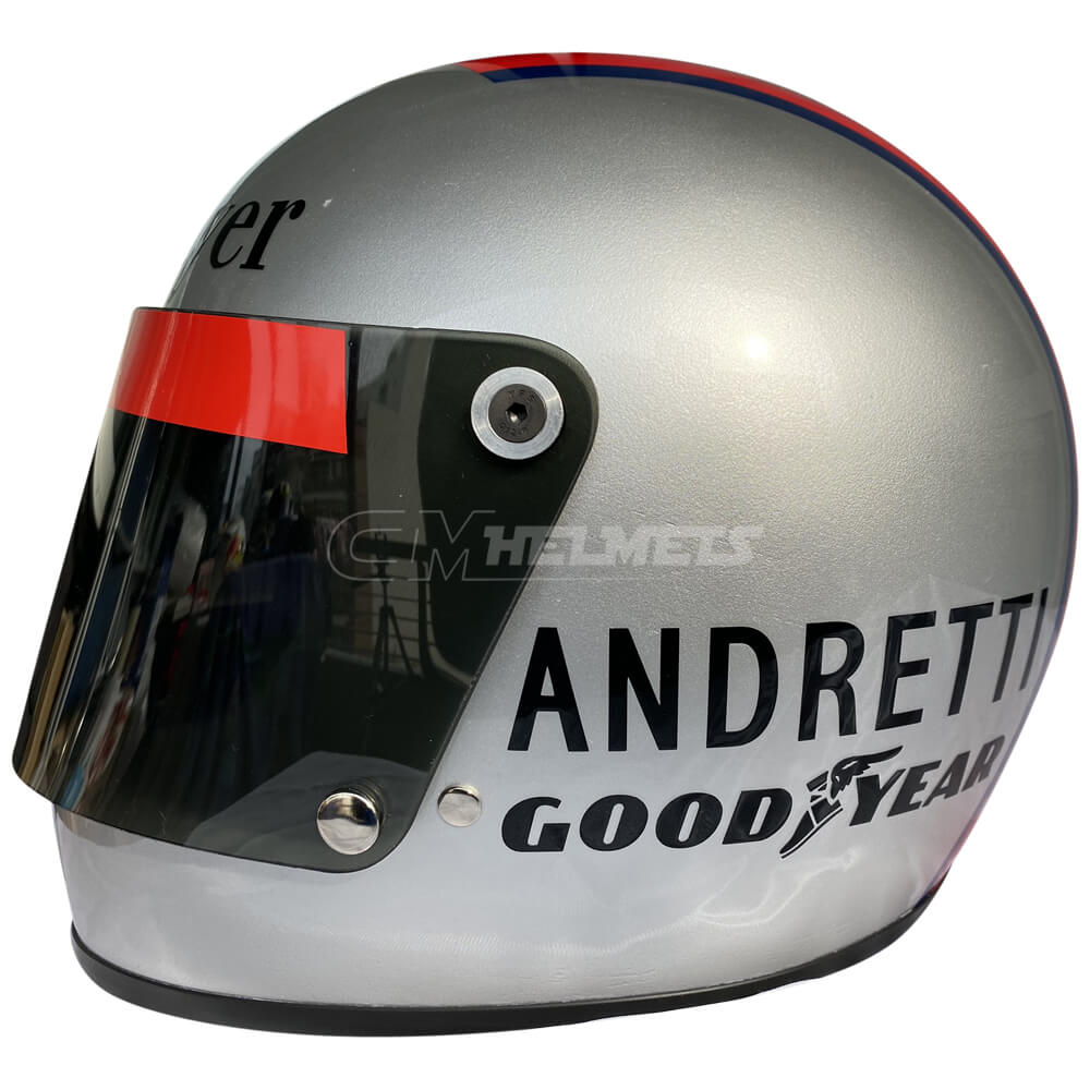 MARIO ANDRETTI 1978 WORLD CHAMPION F1 REPLICA HELMET FULL SIZE | CM Helmets