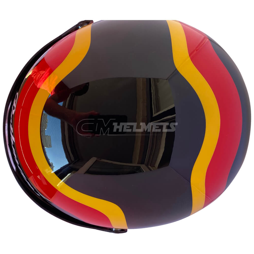 STEFAN BELLOF 1984 MONACO GP F1 REPLICA HELMET FULL SIZE | CM Helmets