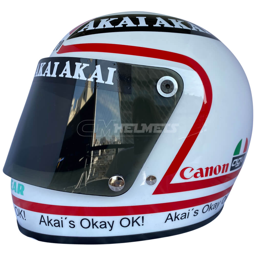 ALAN JONES 1980 F1 WORLD CHAMPION REPLICA HELMET FULL SIZE | CM Helmets