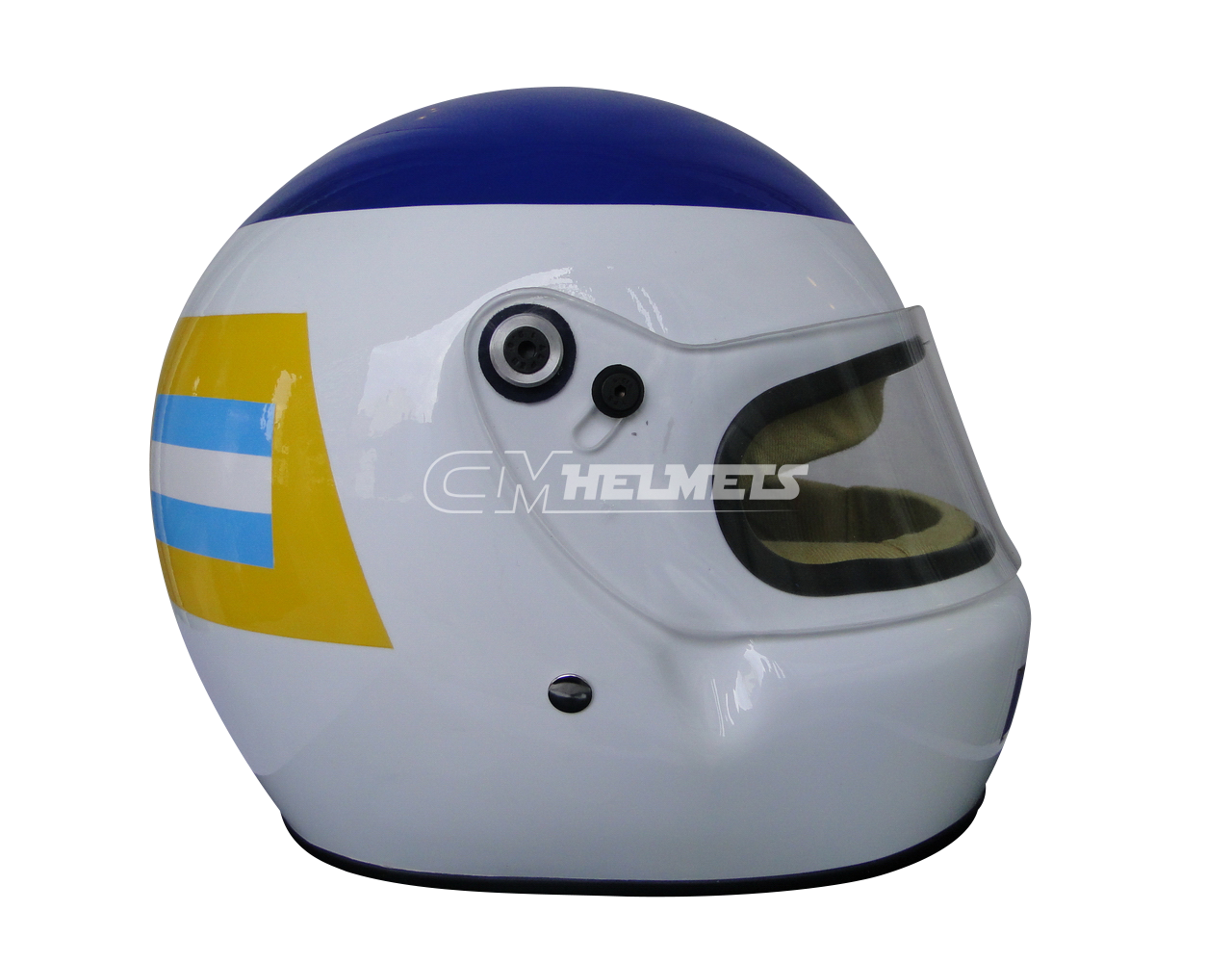 CARLOS REUTEMANN 1980 F1 REPLICA HELMET FULL SIZE - CM Helmets