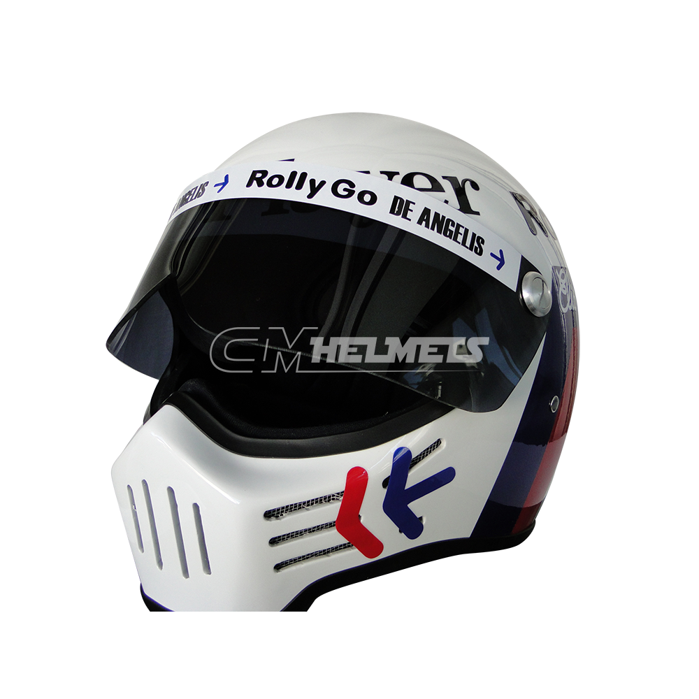 ELIO DE ANGELIS 1983 F1 SIMPSON BANDIT F1 REPLICA HELMET FULL SIZE - CM ...