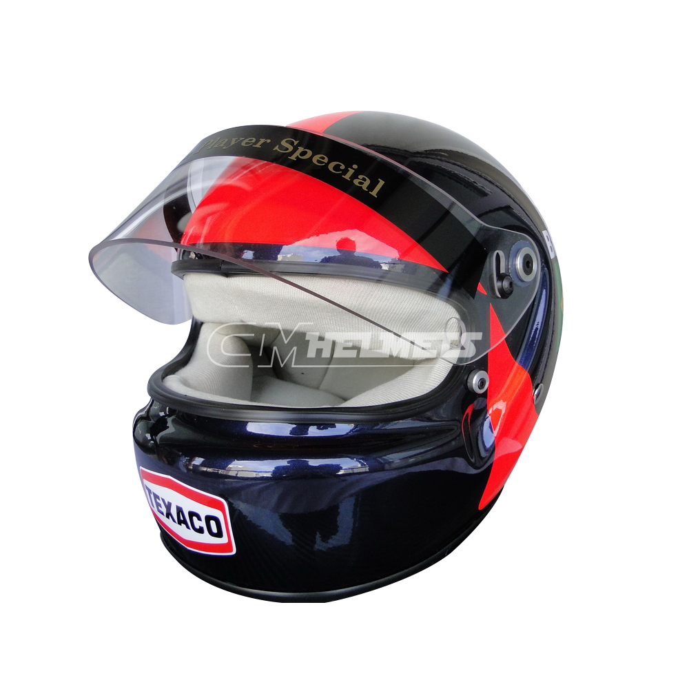 EMERSON FITTIPALDI 1973 F1 REPLICA HELMET FULL SIZE - CM Helmets