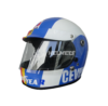 FRANCOIS CEVERT 1973 VINTAGE RETRO F1 REPLICA HELMET FULL SIZE - CM Helmets