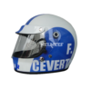 FRANCOIS CEVERT 1973 VINTAGE RETRO F1 REPLICA HELMET FULL SIZE - CM Helmets