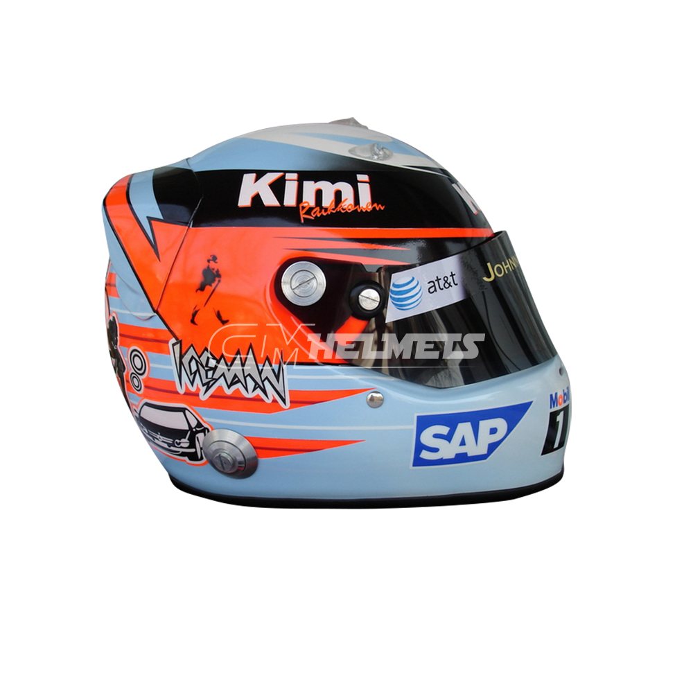 KIMI RAIKKONEN 2006 MONACO GP F1 REPLICA HELMET FULL SIZE - CM Helmets