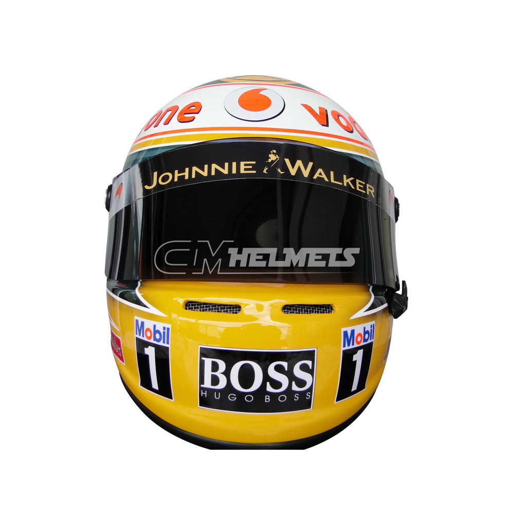 LEWIS HAMILTON 2011 INTERLAGOS GP F1 REPLICA HELMET FULL SIZE - CM Helmets