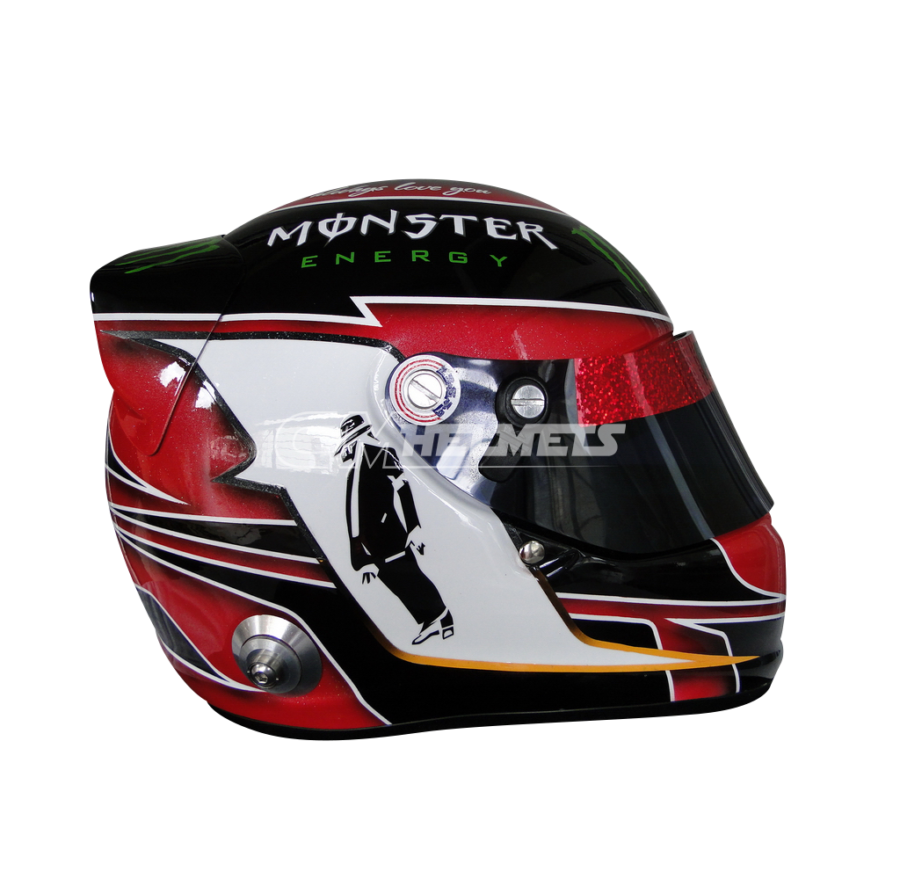 LEWIS HAMILTON 2013 MICHAEL JACKSON TRIBUTE AUSTIN GP F1 REPLICA HELMET ...