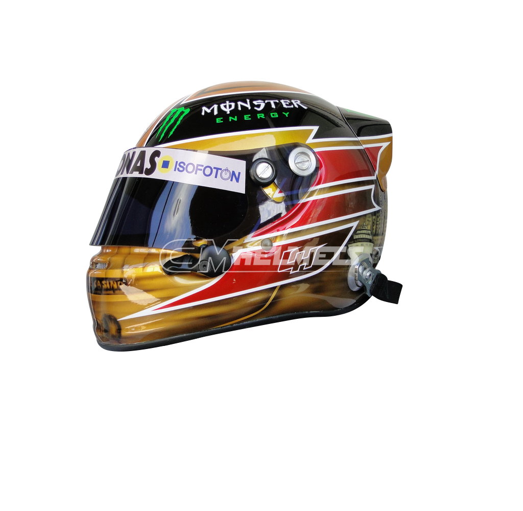 LEWIS HAMILTON 2013 MONACO GP F1 REPLICA HELMET FULL SIZE - CM Helmets