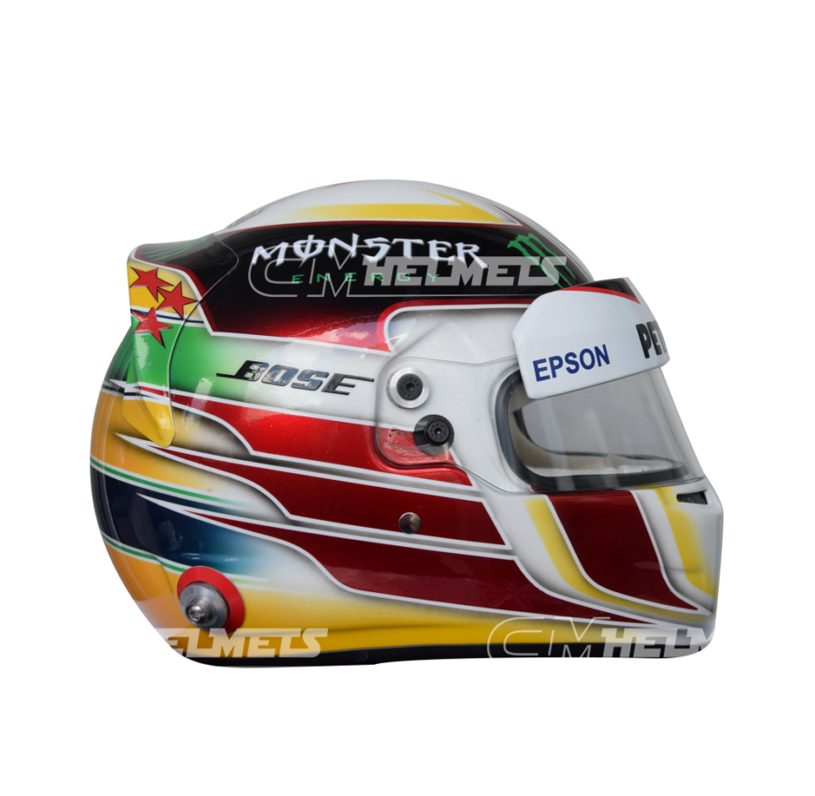 LEWIS HAMILTON 2015 INTERLAGOS F1 REPLICA HELMET FULL SIZE - CM Helmets