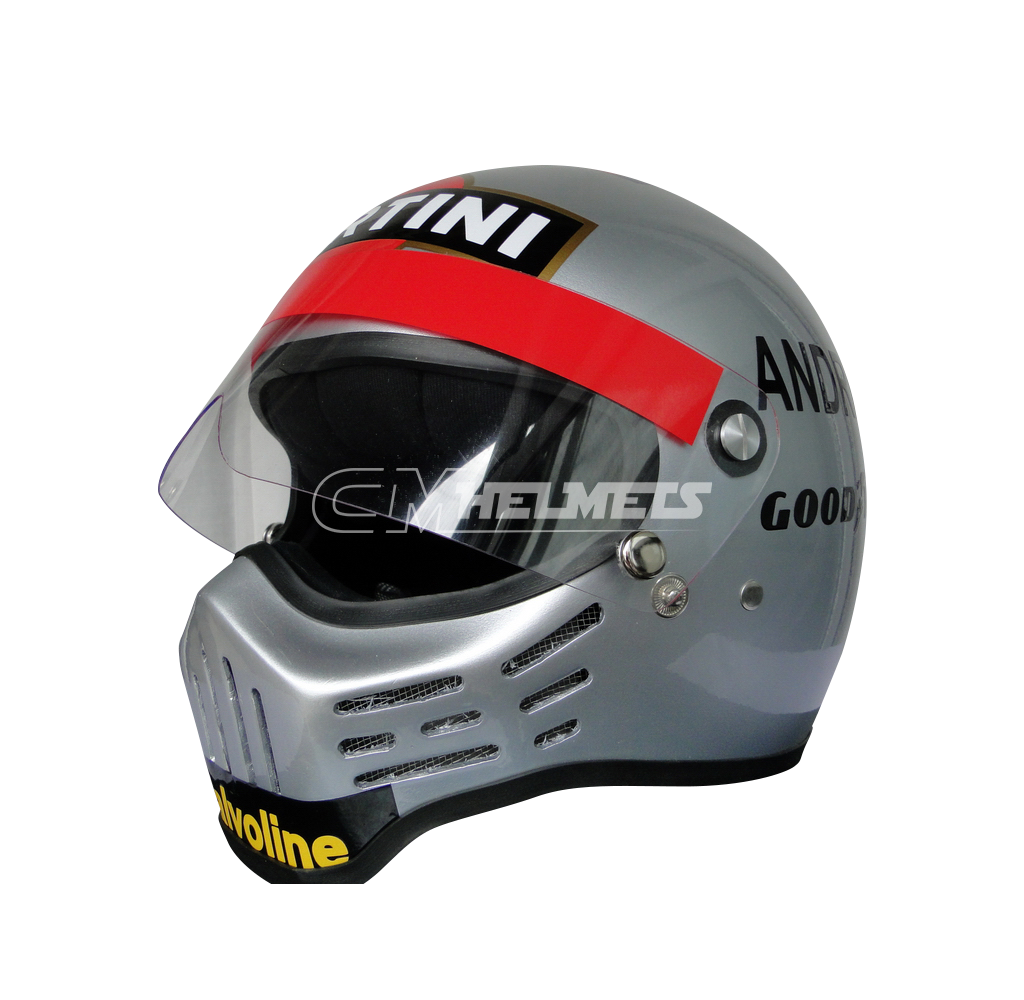 MARIO ANDRETTI 1978 WORLD CHAMPION SIMPSON BANDIT F1 REPLICA HELMET ...
