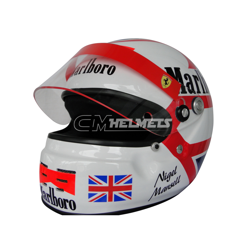 NIGEL MANSELL 1989-1990 F1 REPLICA HELMET FULL SIZE - CM Helmets
