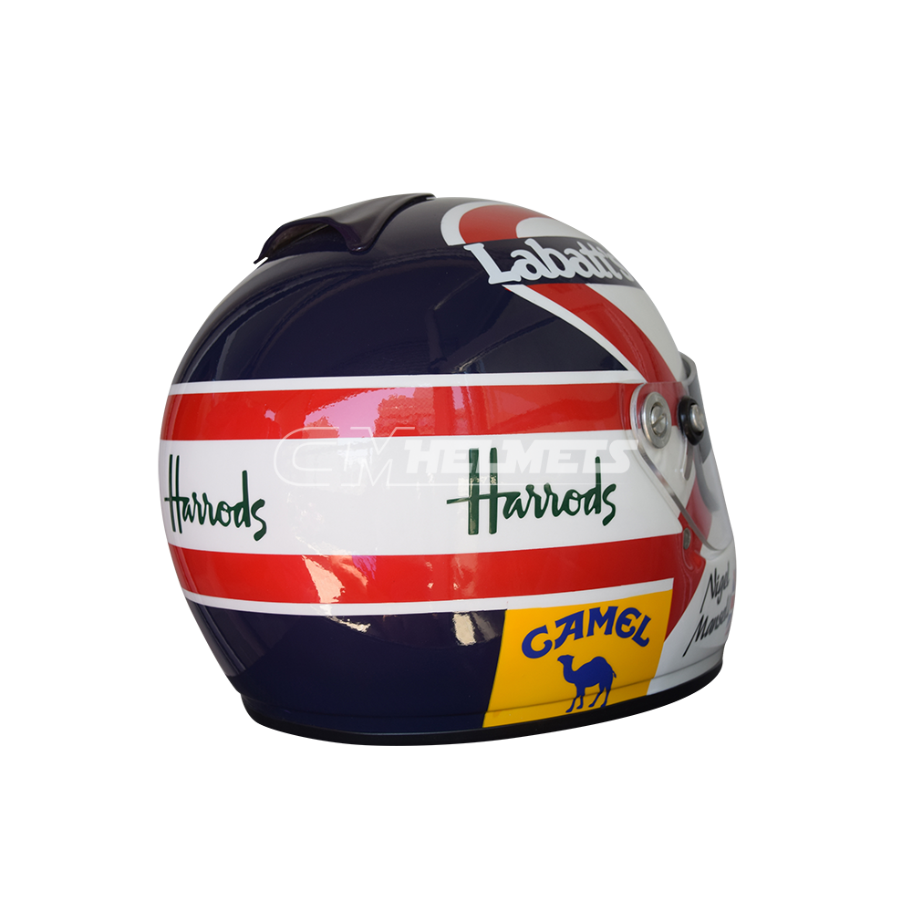 NIGEL MANSELL 1992 WORLD CHAMPION F1 REPLICA HELMET FULL SIZE - CM Helmets