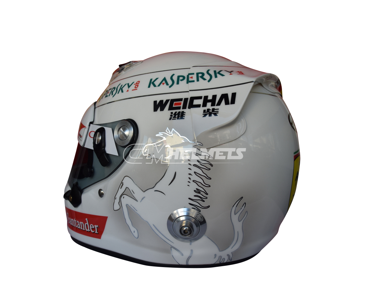 SEBASTIAN VETTEL 2015 ORIGINAL FERRARI SIGNED F1 - CM Helmets